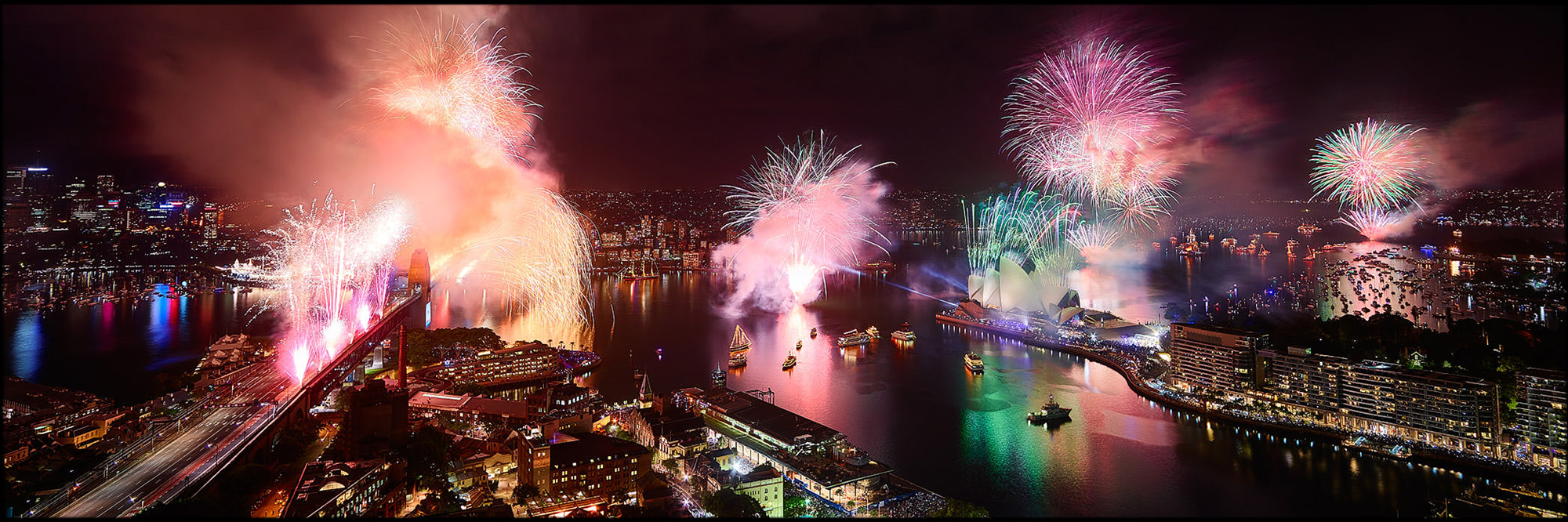 Новогодний салют в гавани Сиднея | Мои 100 дорог